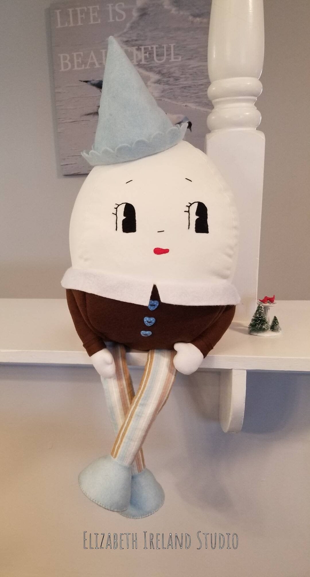 Last One Ooak Jumbo 25 Humpty Dumpty Doll 64cm Vintage-traditional ...