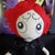 MINIATURE Scaredy Bat Doll 4.5 10cm Merino-wool Posable Art Doll of ...