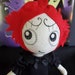 MINIATURE Scaredy Bat Doll 4.5 10cm Merino-wool Posable Art Doll of ...