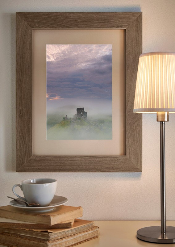 Ancient English Castle in the Mist, Fantasy Landscape Photography Print ...