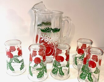 Libbey Glass Pitcher - Etsy