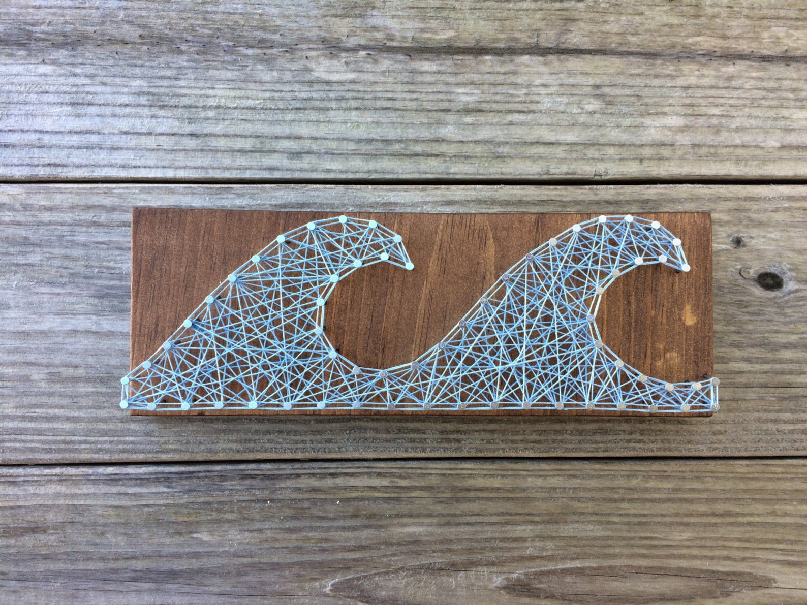 Waves Sign Beach Sign Ocean Sign Waves String Art | Etsy