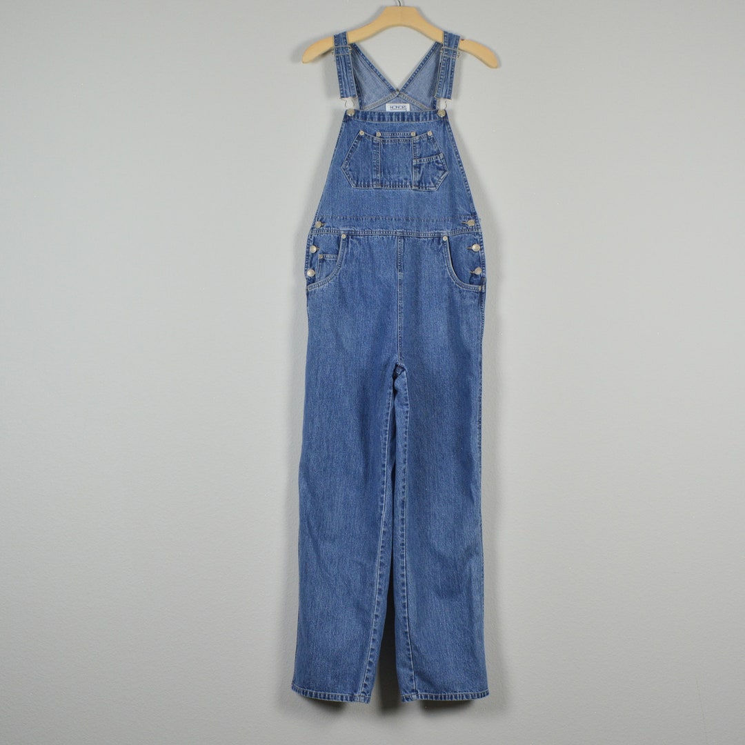Honors M 2000s Denim Long Overalls - Etsy