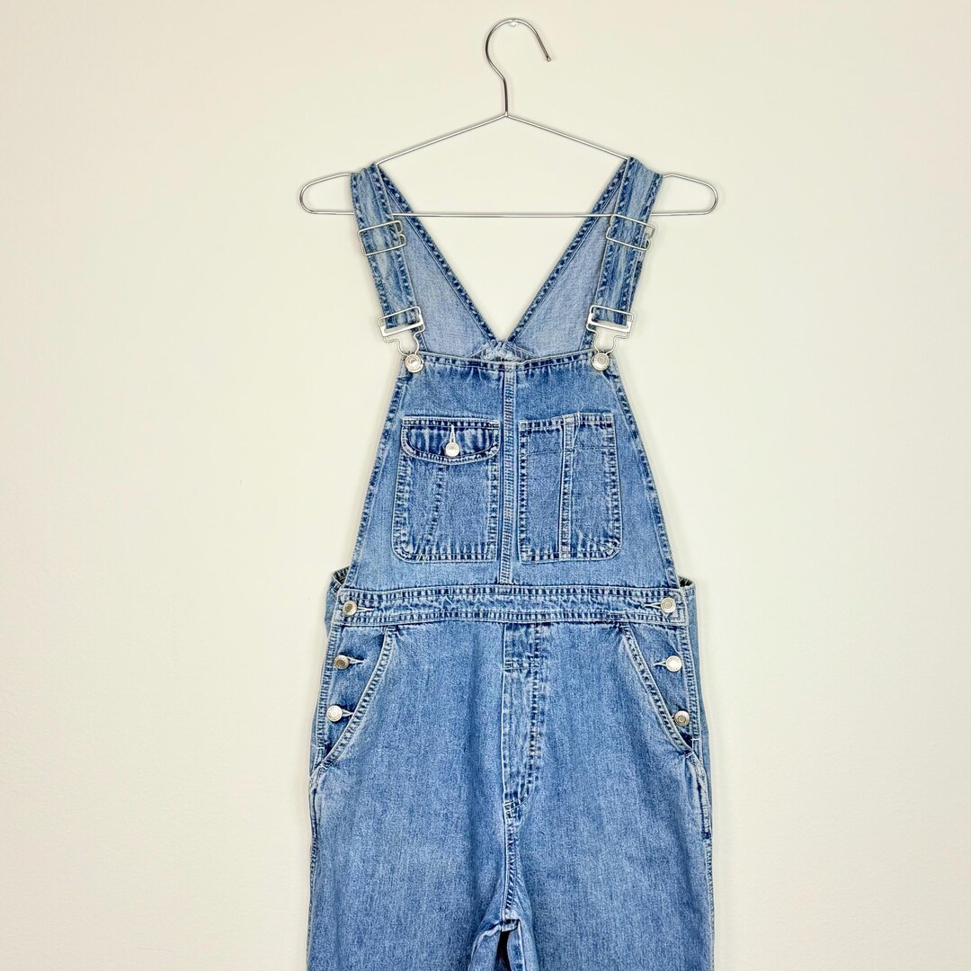 Gap Vintage Denim Y2k Long Overalls - Etsy