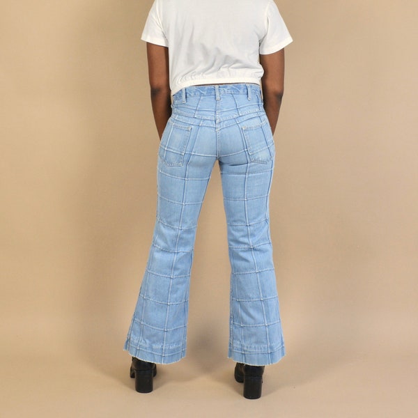 Window Pane Jeans - Etsy