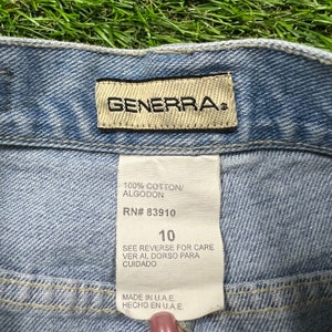 Generra High Rise Light Wash Vintage Denim Shorts - Etsy