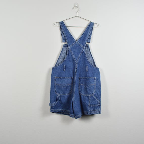 revolt vintage denim short overalls - Gem