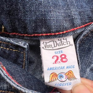 Von Dutch 2000s Low Rise Denim Jeans - Etsy