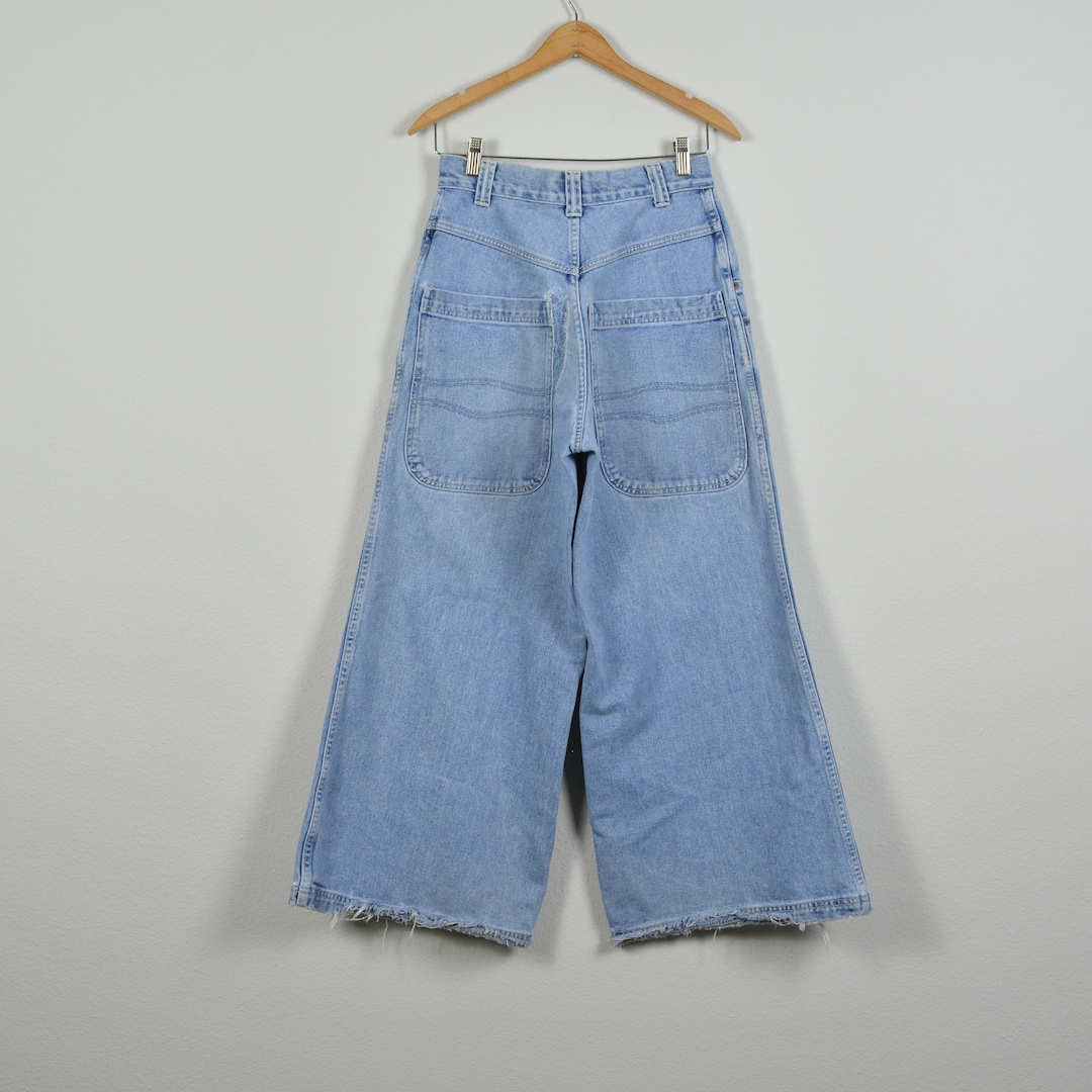 2000s Y2K Rave Jnco Style Vintage Denim Wide Leg Jeans - Etsy