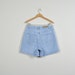Generra High Rise Light Wash Vintage Denim Shorts - Etsy