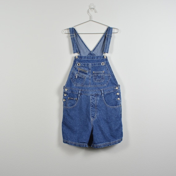 revolt vintage denim short overalls - Gem