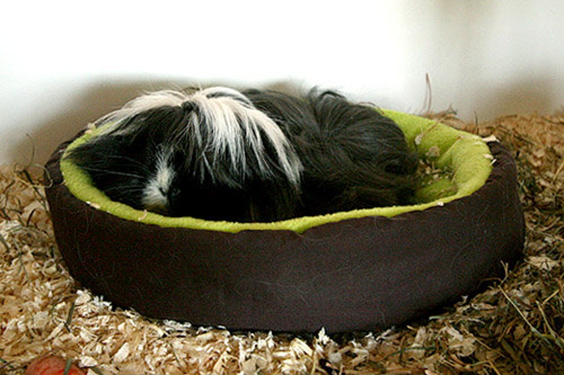 Guinea Pig Bed Hedgehog Bed Pet Bed Cosy Cuddle Cup Fleece | Etsy