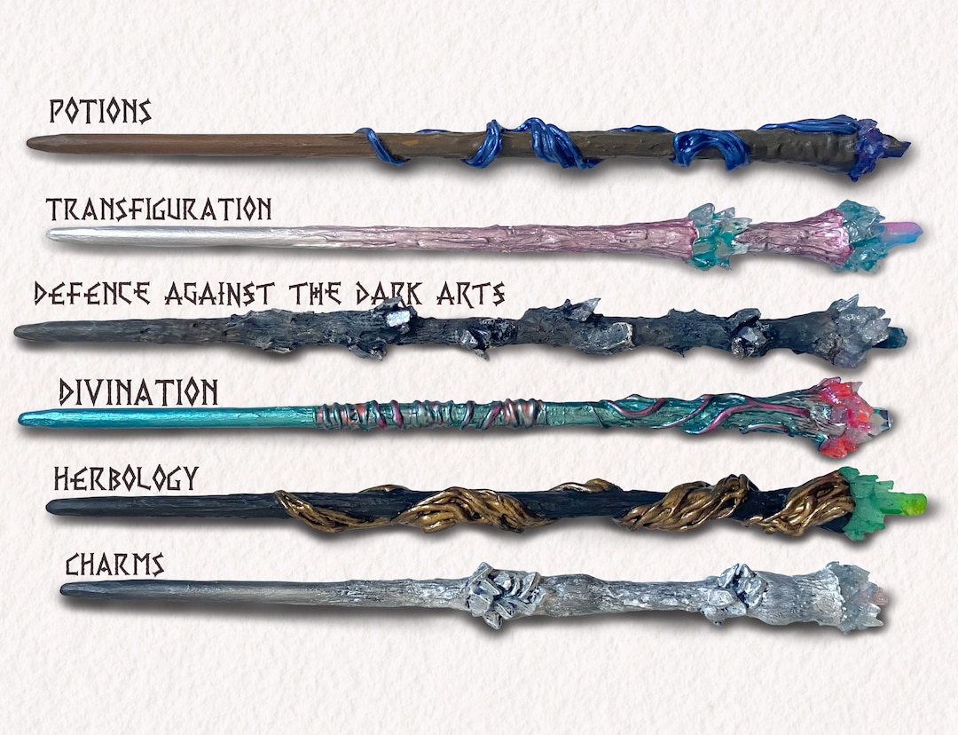 Crystal Wands Soul Gem Wands Elemental Nature Wand Magic - Etsy