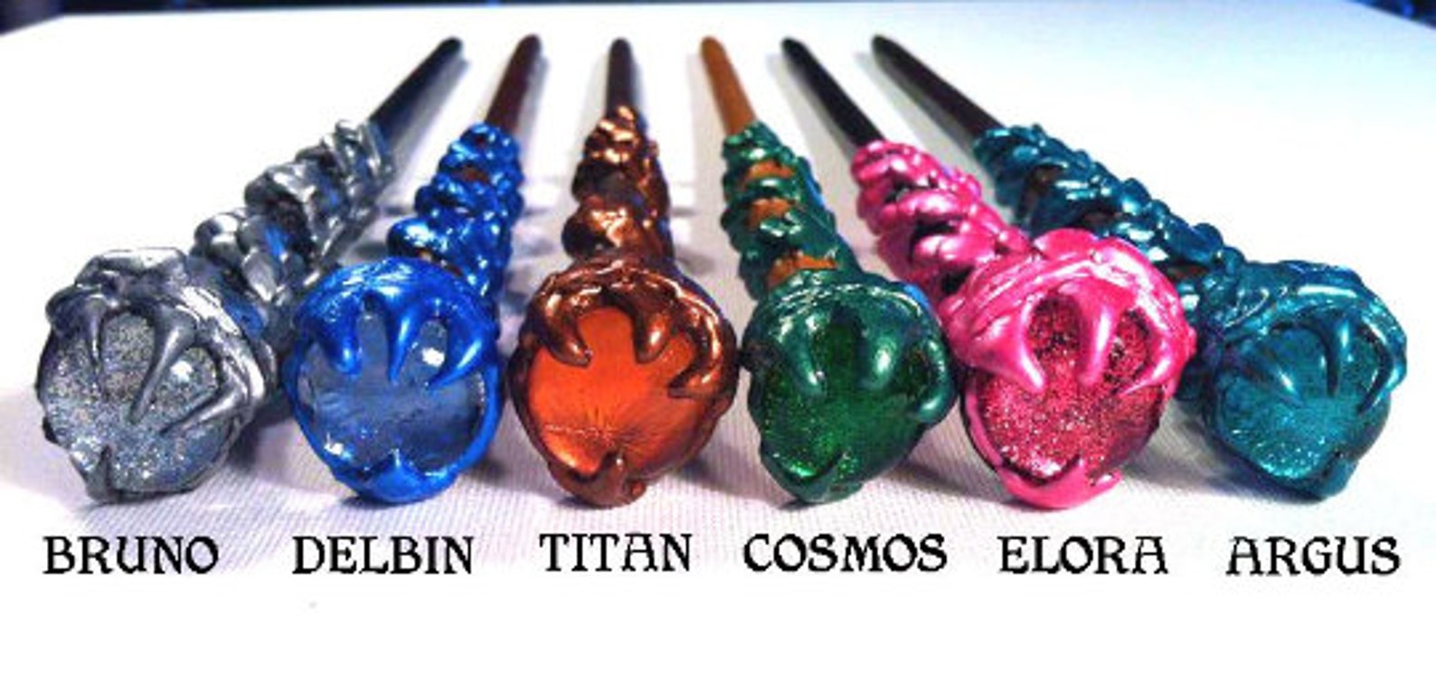 Handmade Dragon Wands Magic Fantasy Wands Witchcraft and | Etsy