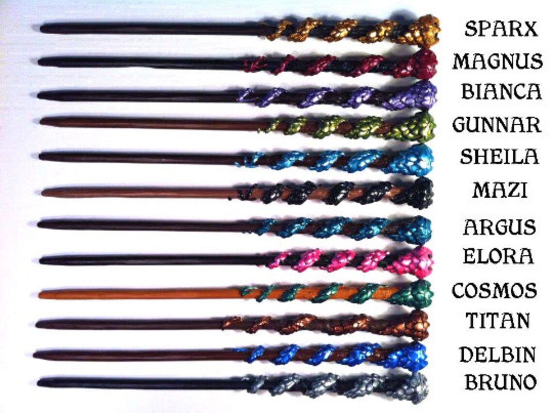 Handmade Dragon Wands Magic Fantasy Wands Witchcraft and | Etsy