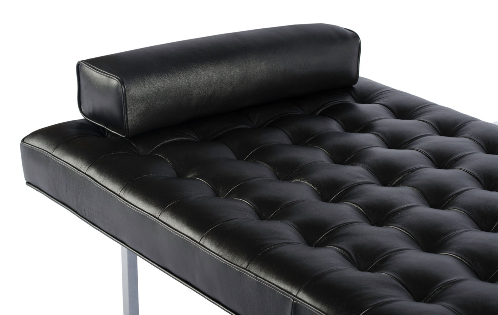 Retro - Modern Tufted Genuine Leather Daybed, Bench, Lounge Chaise - Etsy