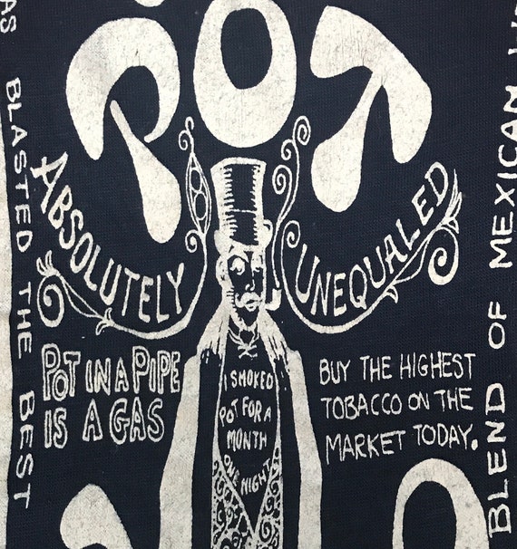 RARE Paul Marshall 60s vintage pot marijuana t-shirt … - Gem