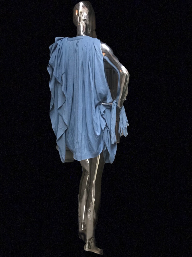 Vivienne Westwood VTG 80s Runway Dress Cape Wool Toga britain Must Go ...