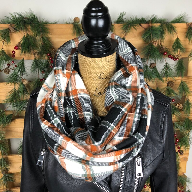 Plaid Flannel Scarf - Etsy