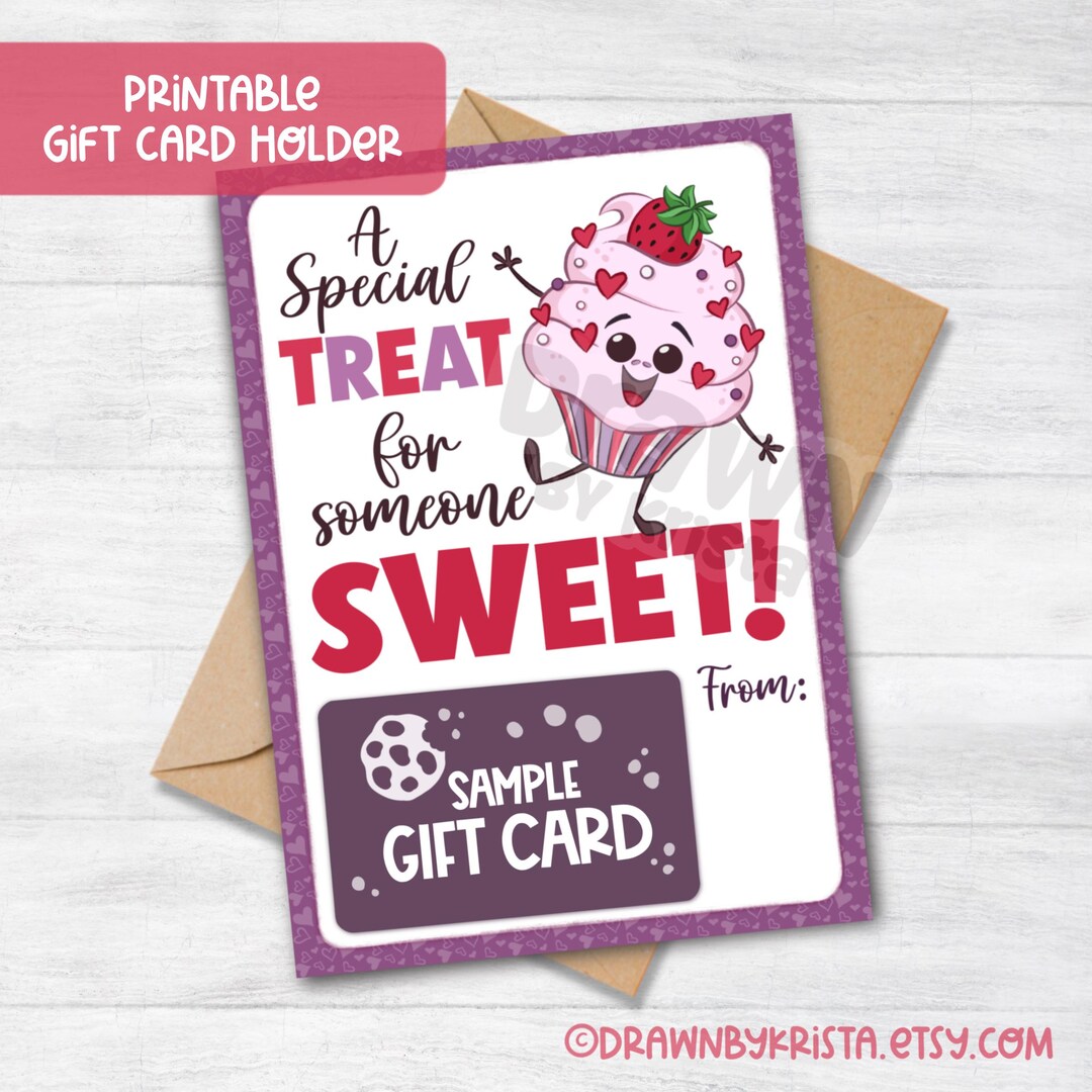 Printable Gift Card Holder Teacher Gift Specials Teacher Gift Coffee ...