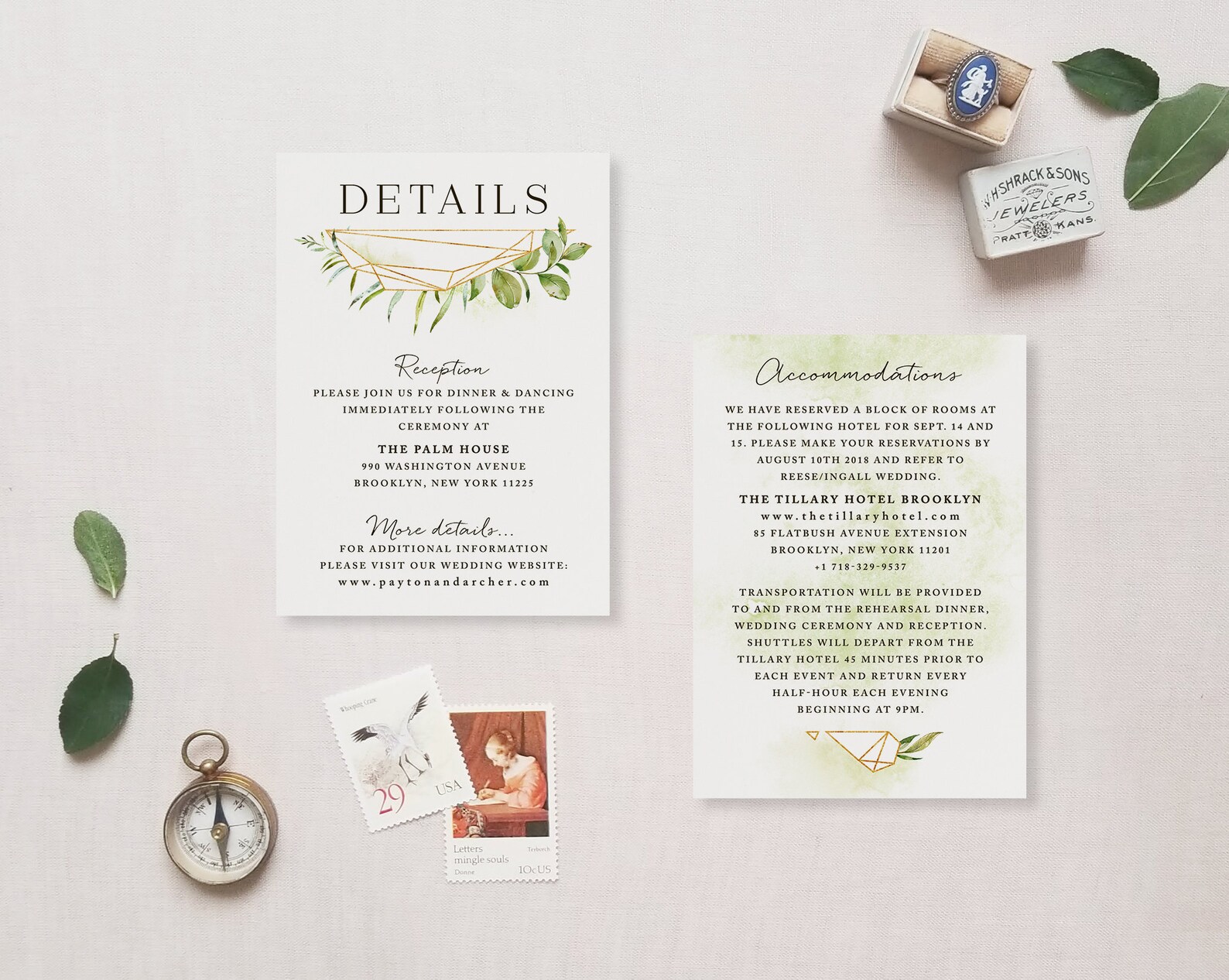 Wedding Details Card Template Printable Information Card DIY - Etsy