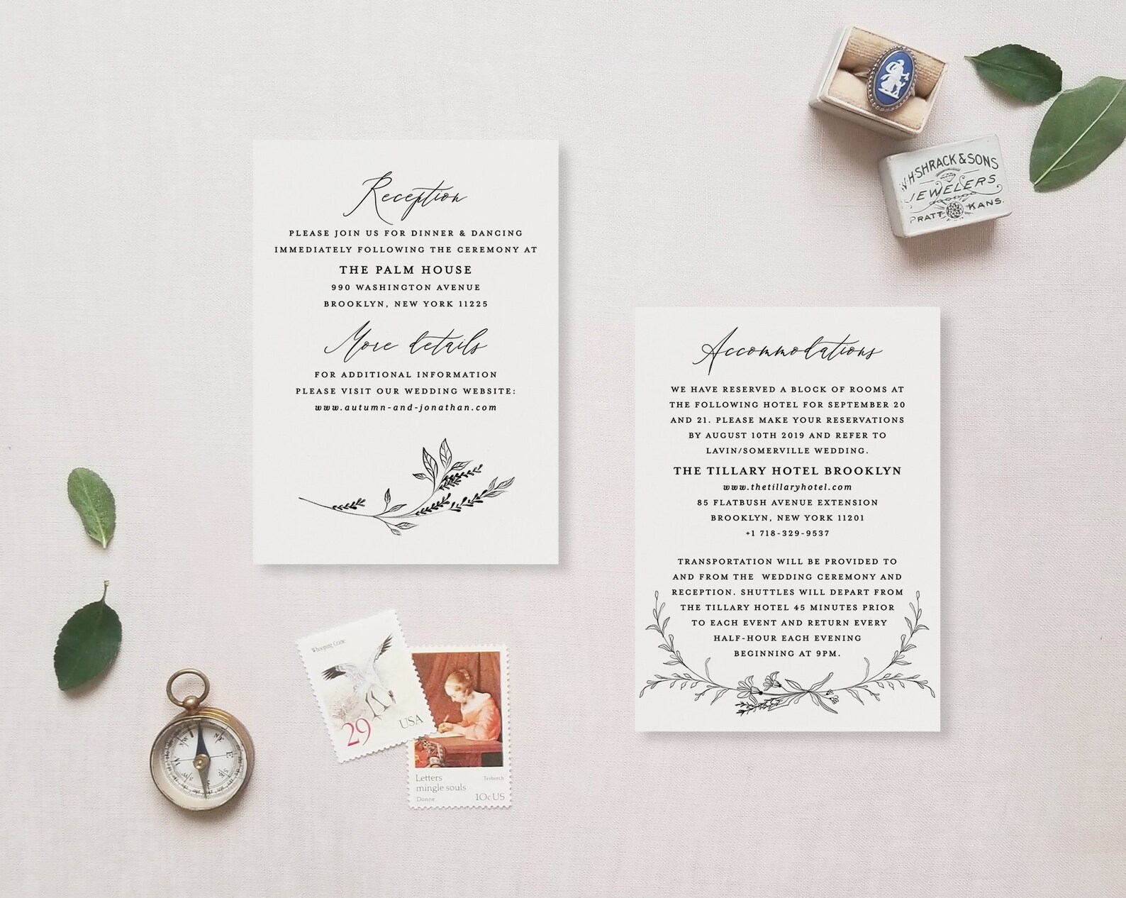Wedding Details Card Template Printable Information Card DIY - Etsy