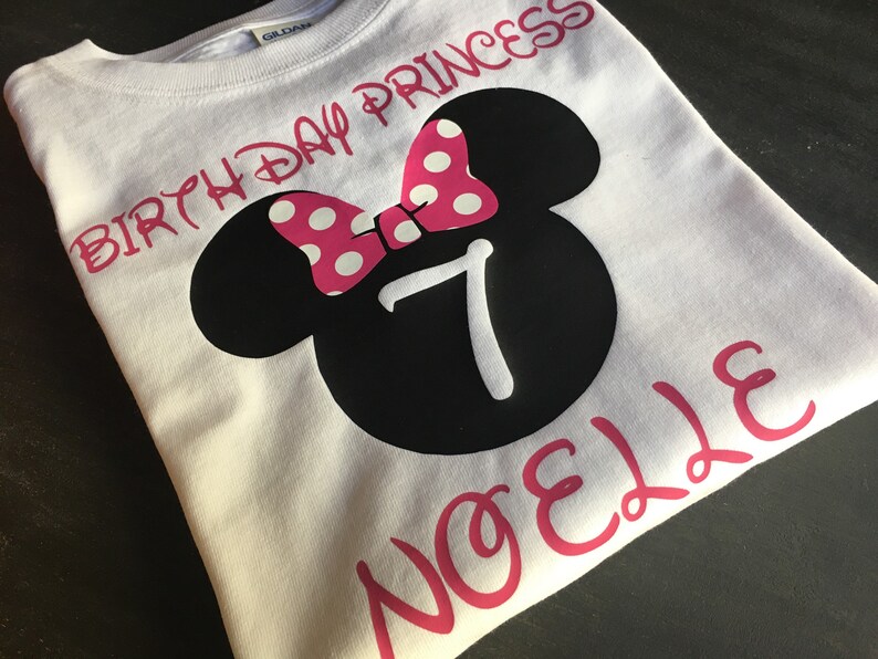 Birthday Princess Minnie Mouse Party Baby Girl Party Custom - Etsy