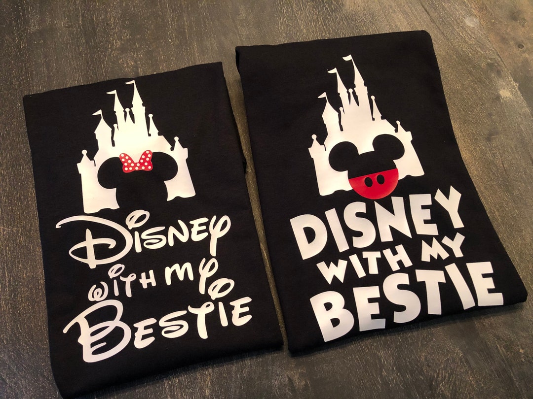 Disney With My Bestie, Bestie Shirts, Matching Shirts, Disney Trip ...