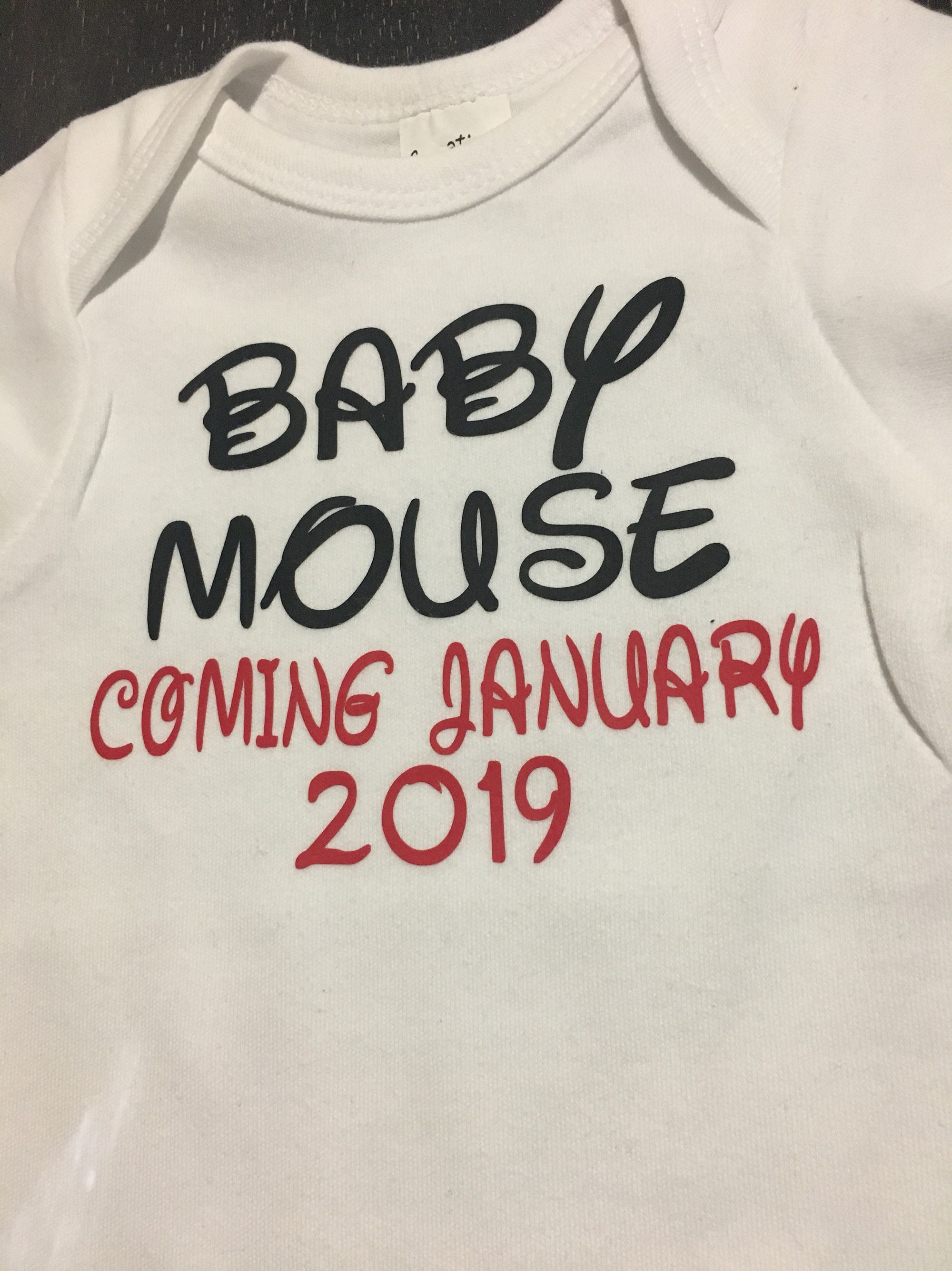 Baby Mouse, Birth Announcement, Baby Coming Soon, Photo Prop, Disney ...