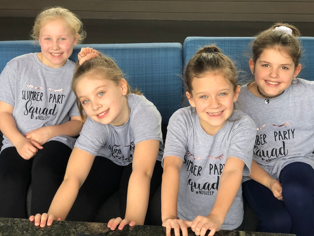 Slumber Party Squad, Team No Sleep, Sleepover Party, Birthday Party ...