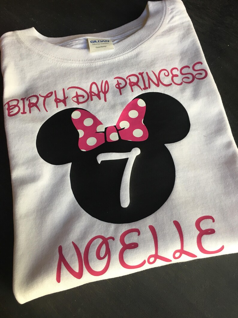 Birthday Princess Minnie Mouse Party Baby Girl Party Custom - Etsy