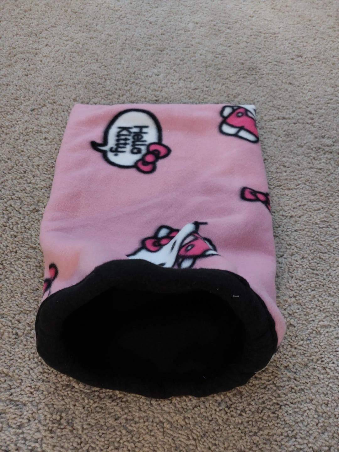 Ferret Stay Open Sleep Sack - Pink Kitty Pattern - 12