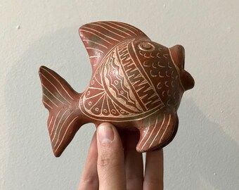 Pottery fish | Etsy