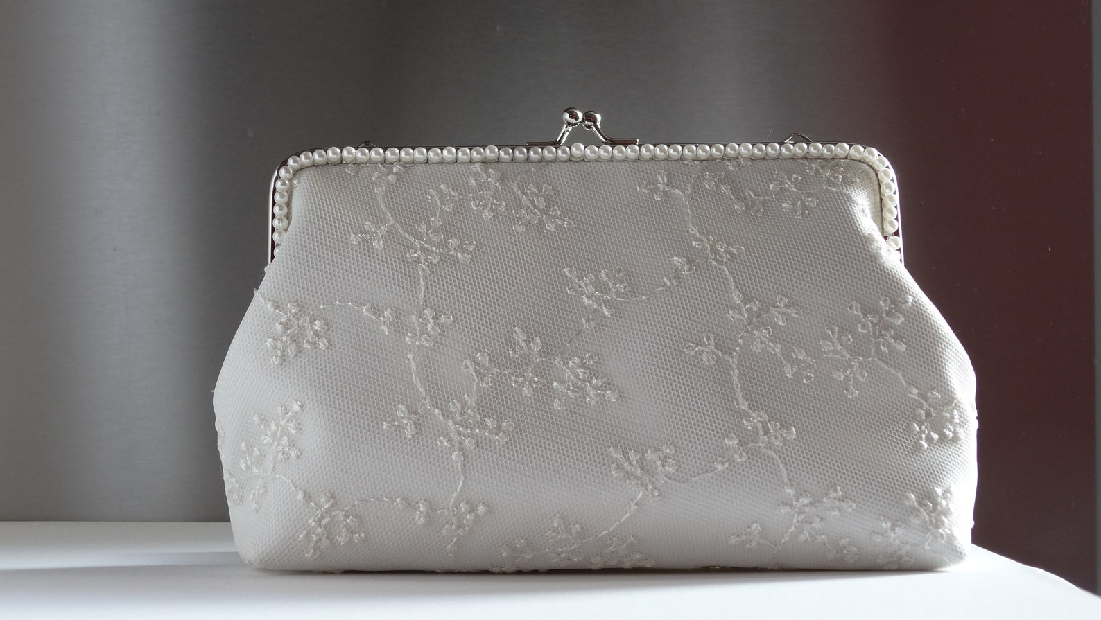 Bridal Clutch Ivory Bag Bridal Bag Clutch ivory Lace - Etsy
