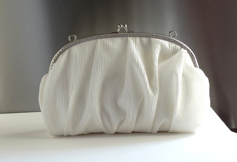 Bridal Clutch Ivory Bag,ivory Bride Clutch Purse ,bride Ivory Bag ...