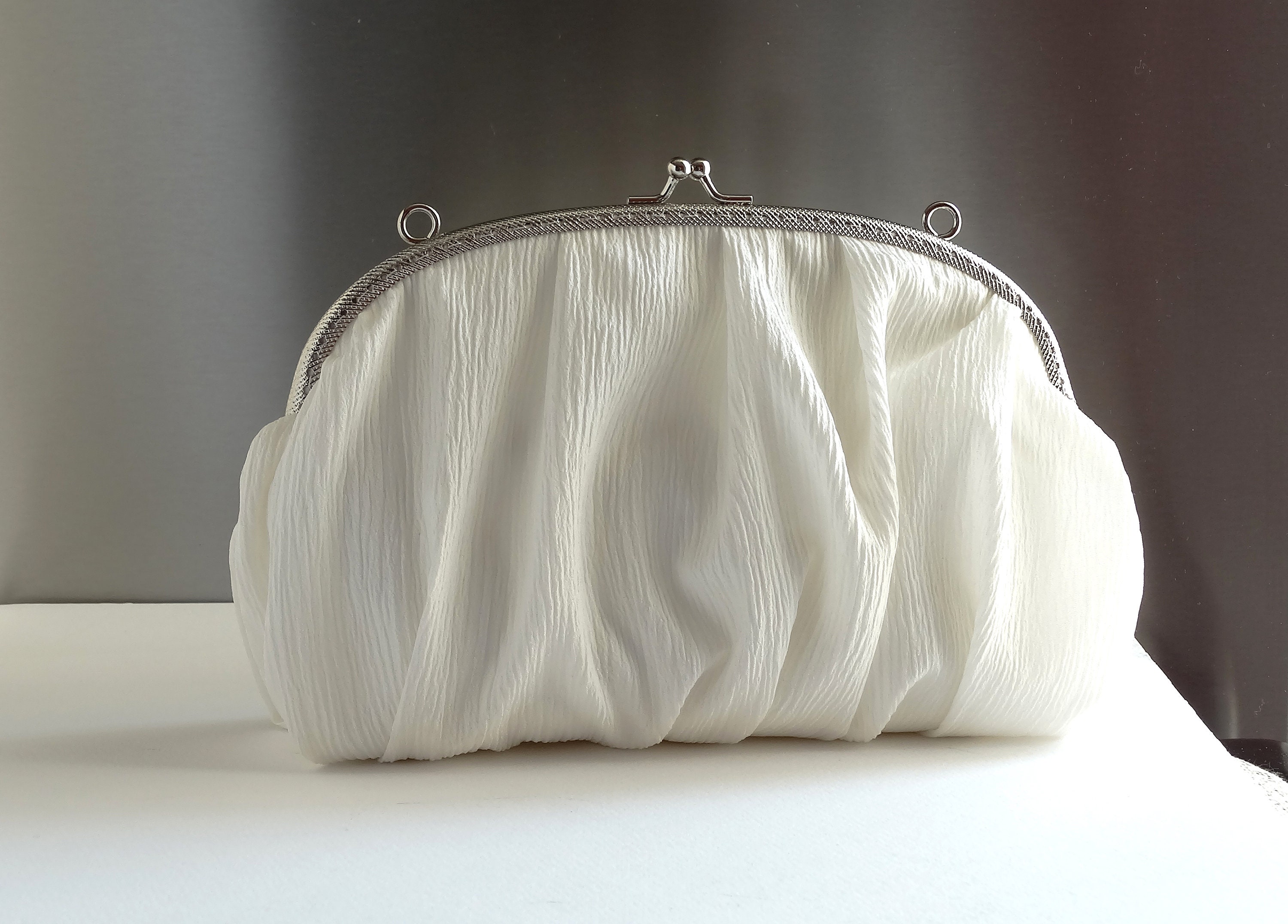 Bridal Clutch Ivory Bag,ivory Bride Clutch Purse ,bride Ivory Bag ...