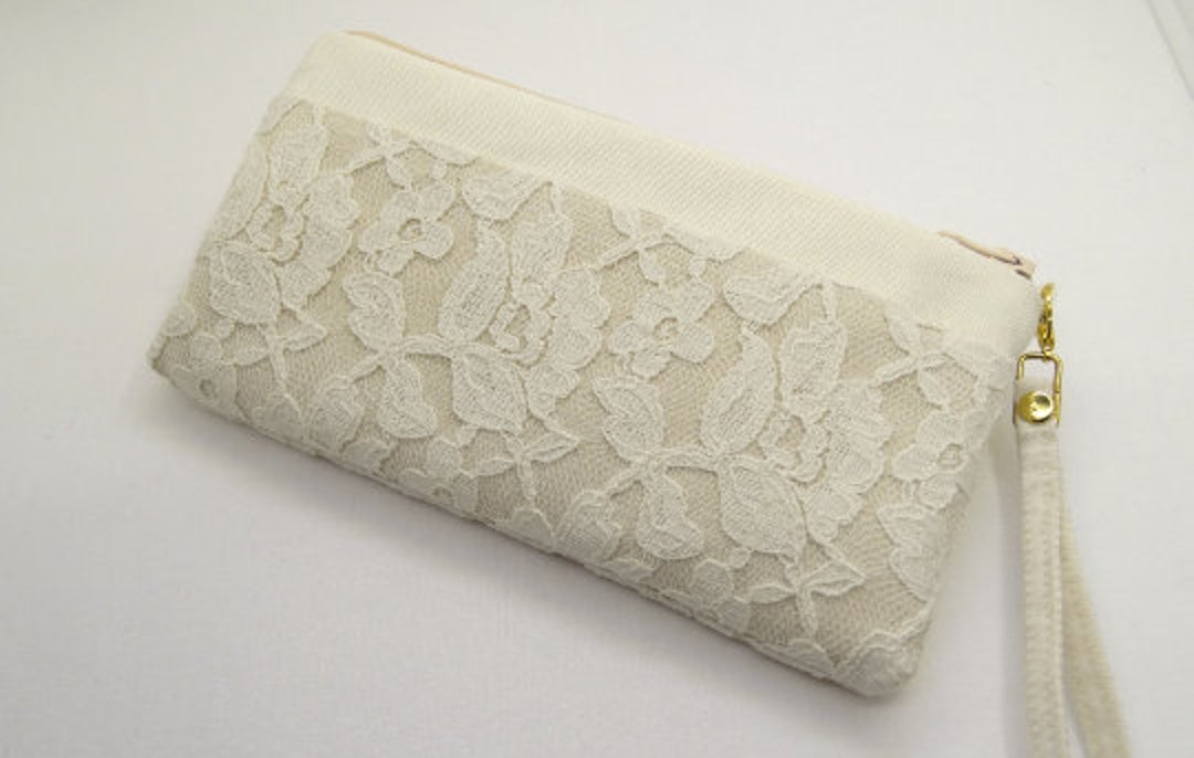 Bridal Clutch Bag Ivory, Bride Lace Clutch, Wedding Bride Clutch,bride ...