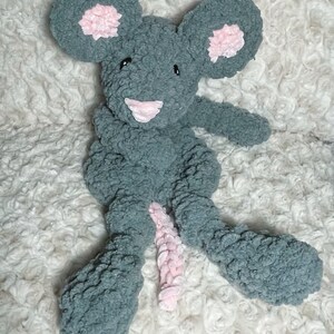 Mouse Toy, Handmade Crochet Stuffed Mouse Plushie, Stuffy, Lovey - Etsy