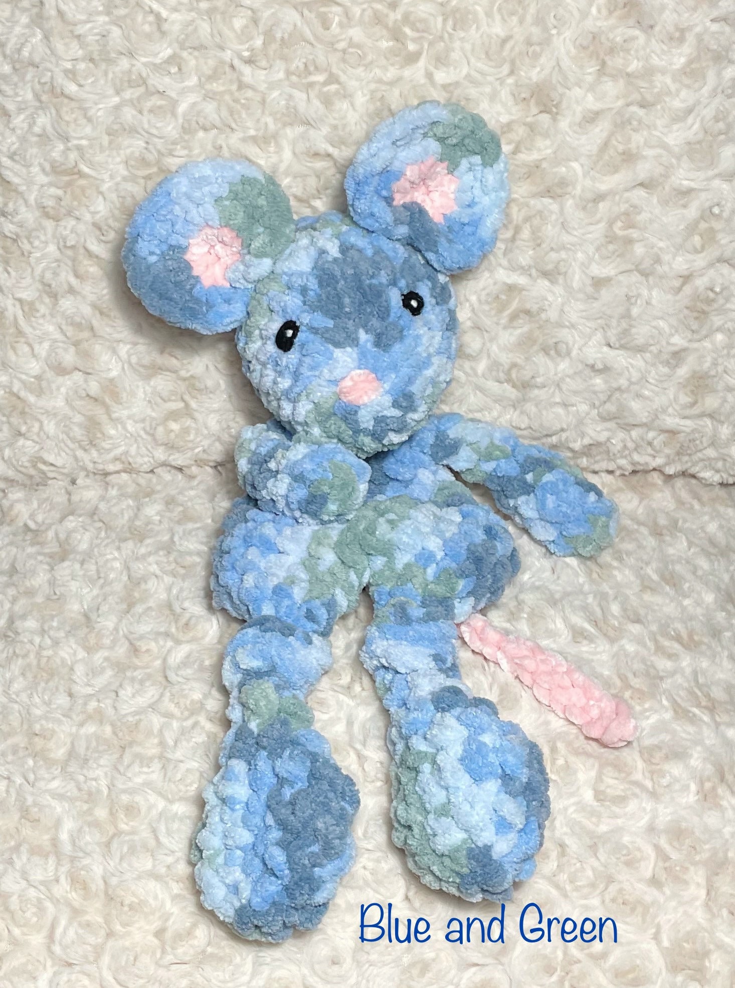 Mouse Toy, Handmade Crochet Stuffed Mouse Plushie, Stuffy, Lovey - Etsy