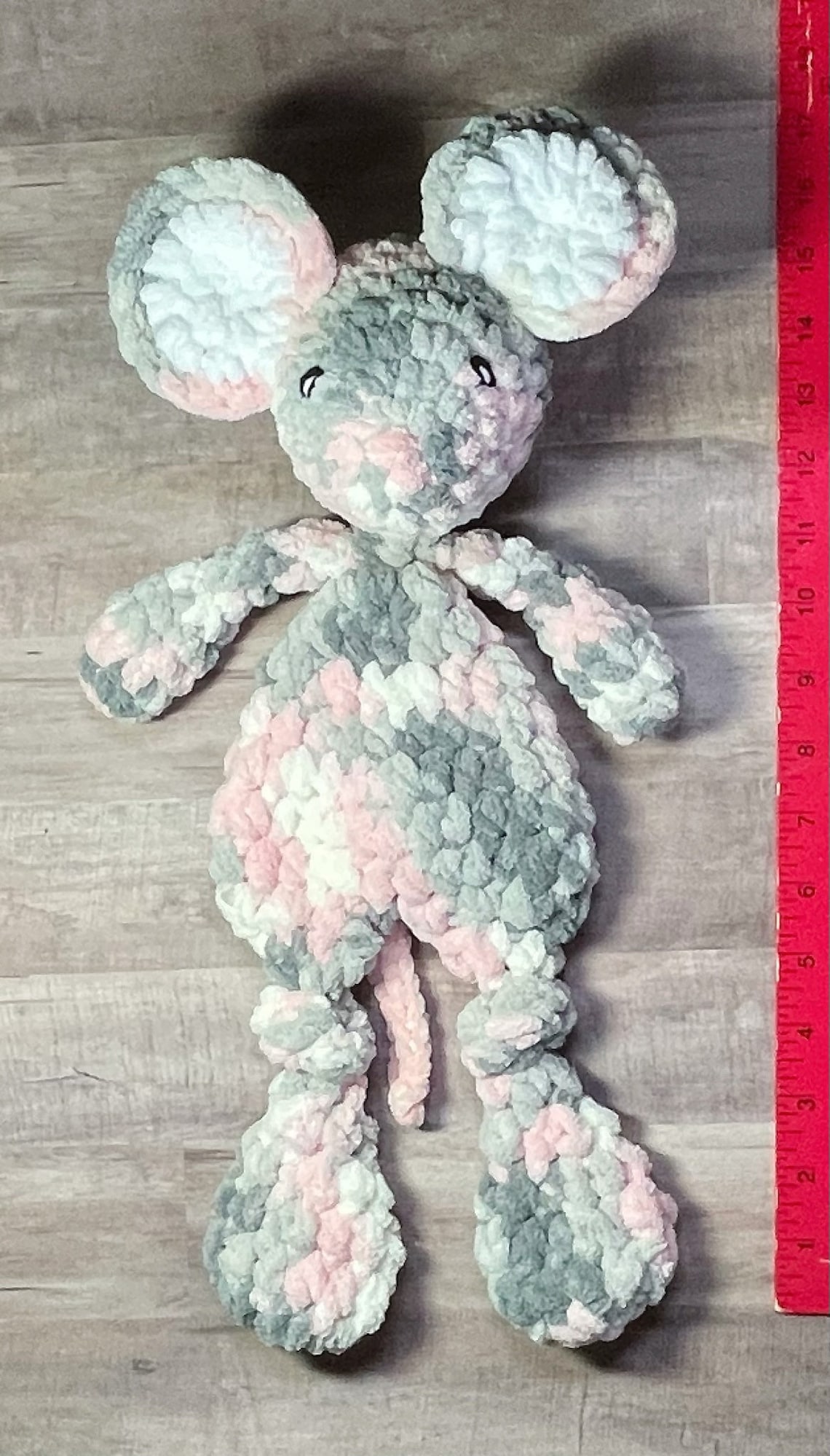Mouse Toy, Handmade Crochet Stuffed Mouse Plushie, Stuffy, Lovey - Etsy