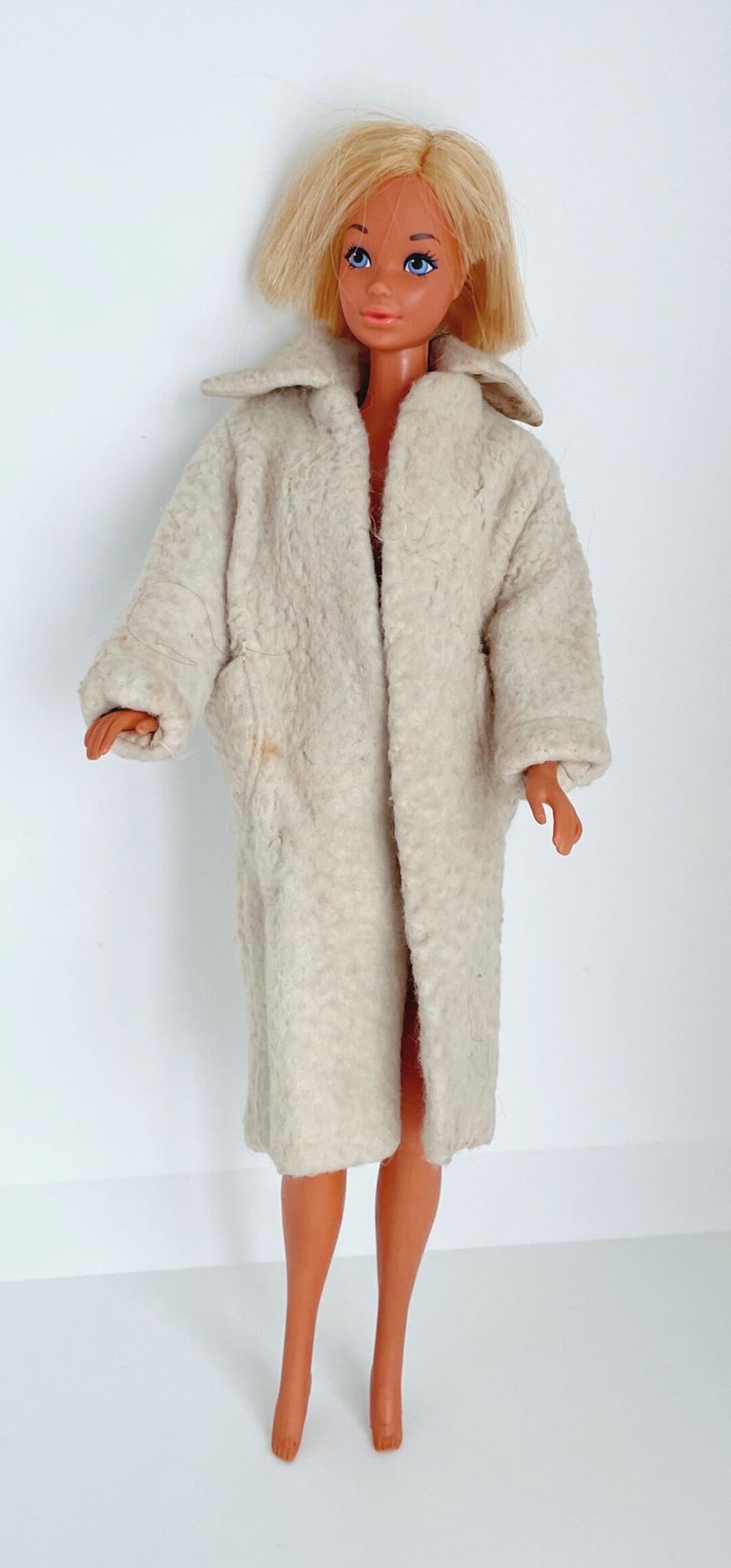 Barbie Vintage Peachy Fleecy #915 Fleece Coat Mattel 1959 - Etsy