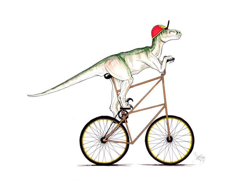 Tall Bike Velociraptor - Etsy