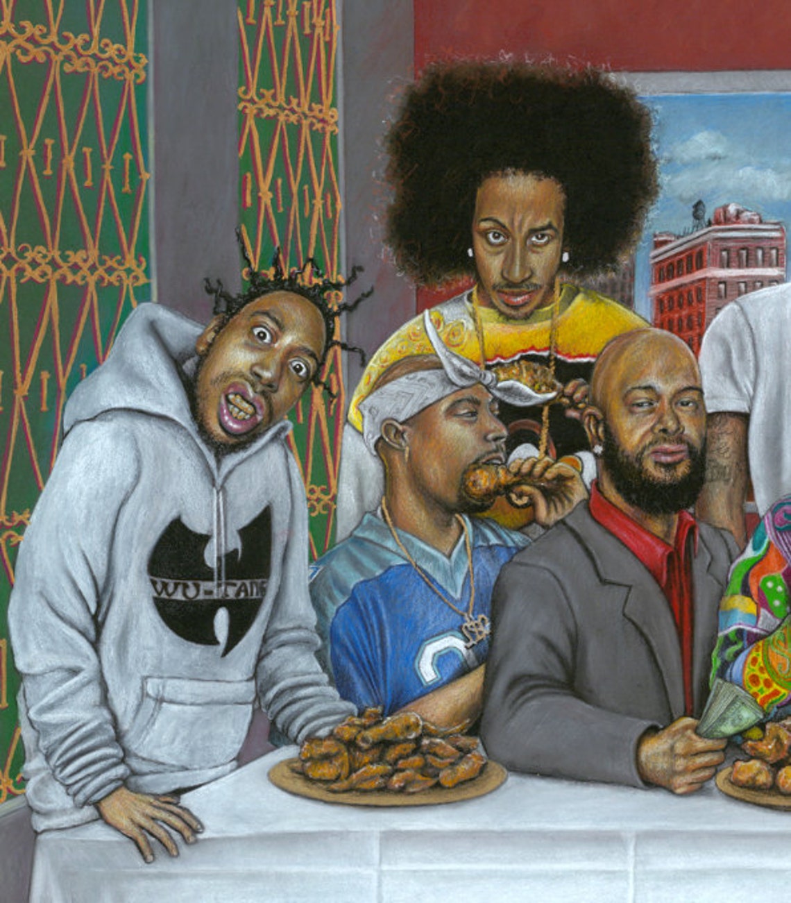 Rap's Last Supper 12x18 Print - Etsy