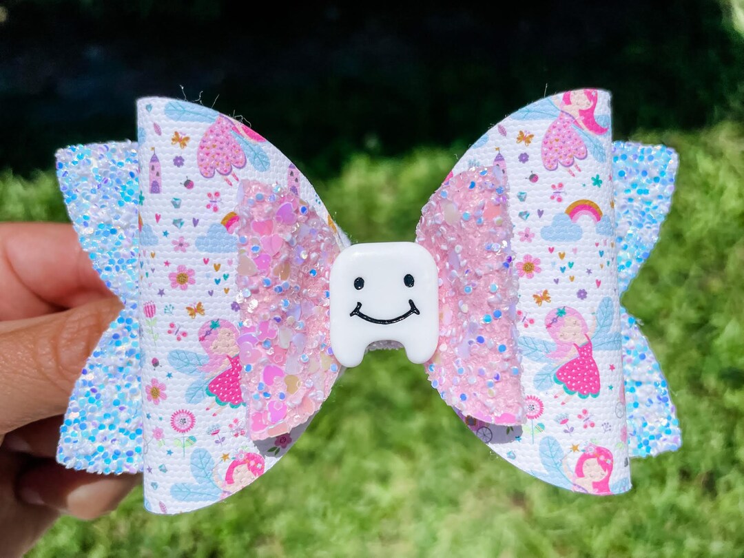 Tooth Bow Tooth Fairy Gift for Girl Tooth Fairy Bow Tooth - Etsy