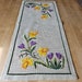Printed Signed Tablecloth With Flowers in Linen From Sweden - Etsy