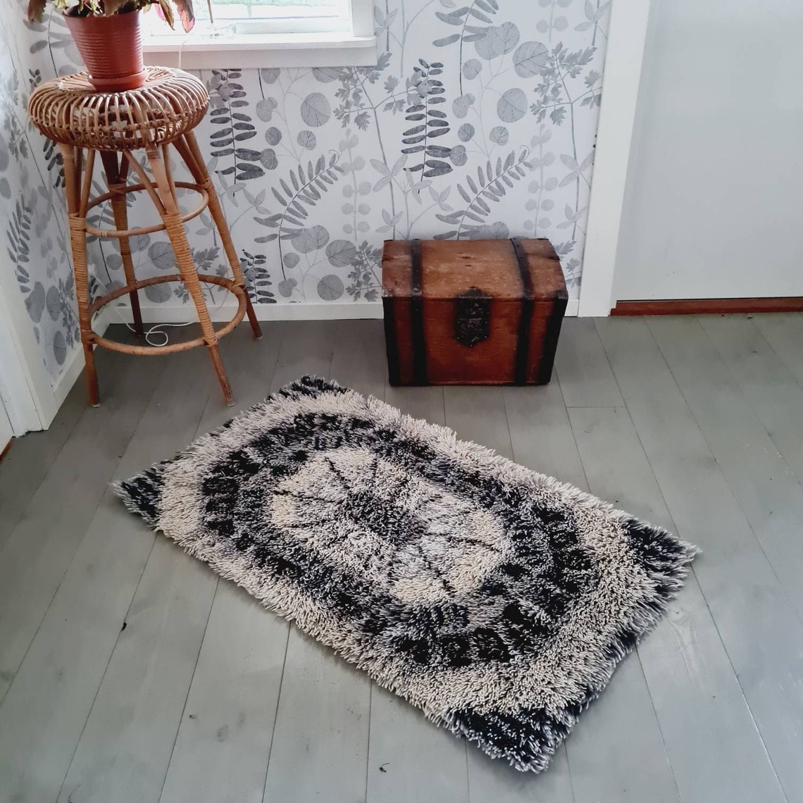 Amazing Retro Modern Midcentury Wool Rug / Carpet /teppich - Etsy