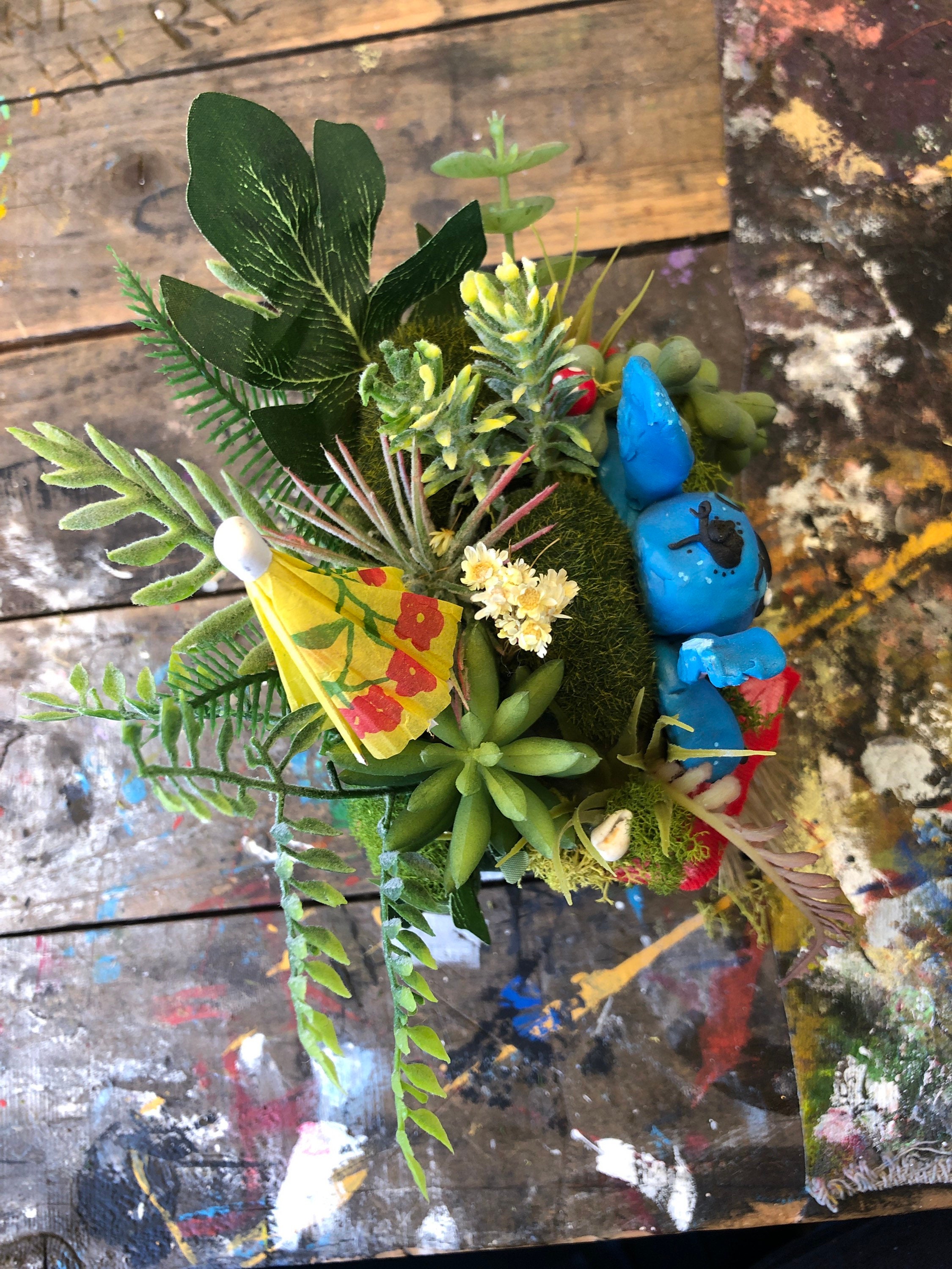 Disney Lilo & Stitch Inspired Spam Can Terrarium - Etsy