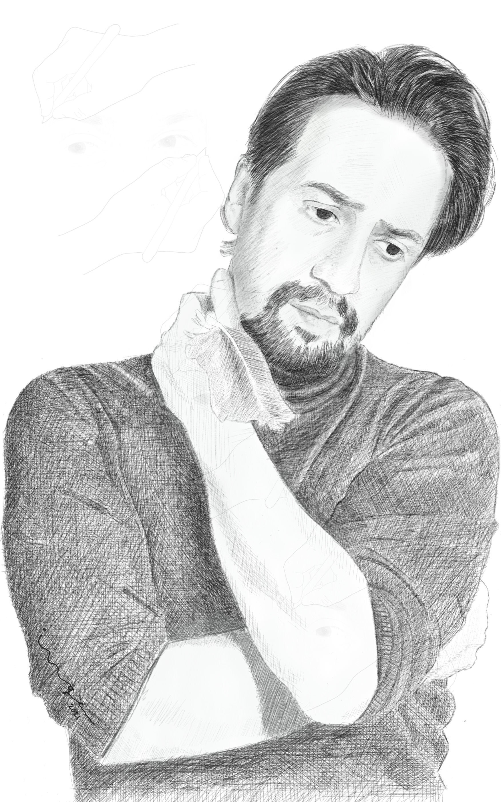 Lin-manuel Miranda Portrait - Etsy