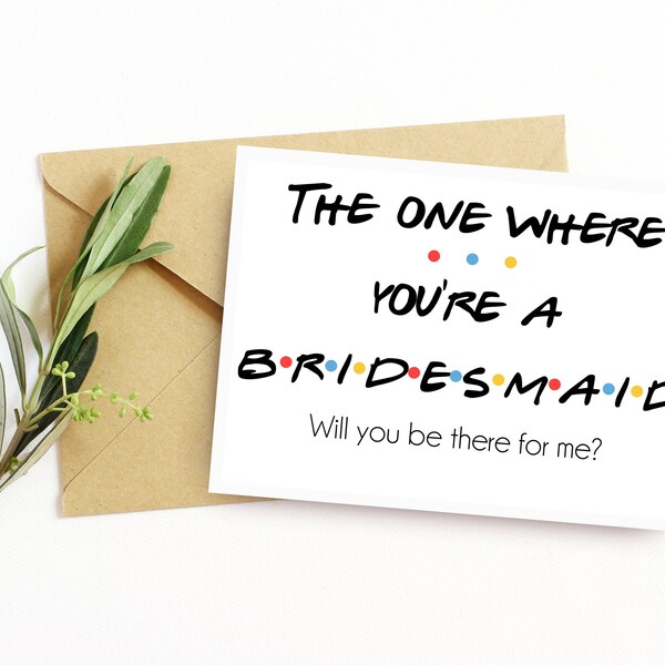 Bridesmaid Proposal Card - Etsy
