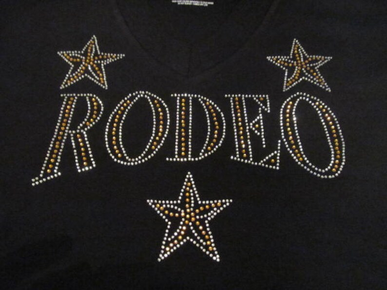 Rodeo Sparkly Rhinestone Shirts - Etsy